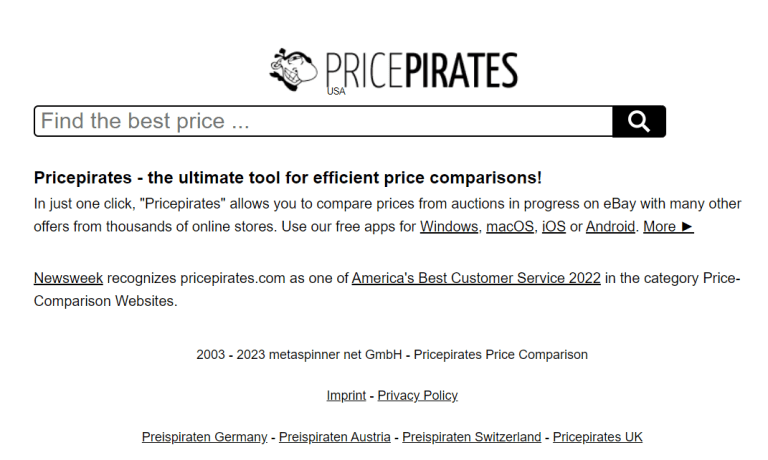 24 Best Price Comparison Sites and Service Reviews in D2C